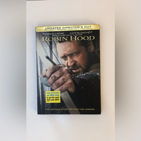 Media | Robin Hood Theatrical Unrated Directors Cut Dvd Starring ...